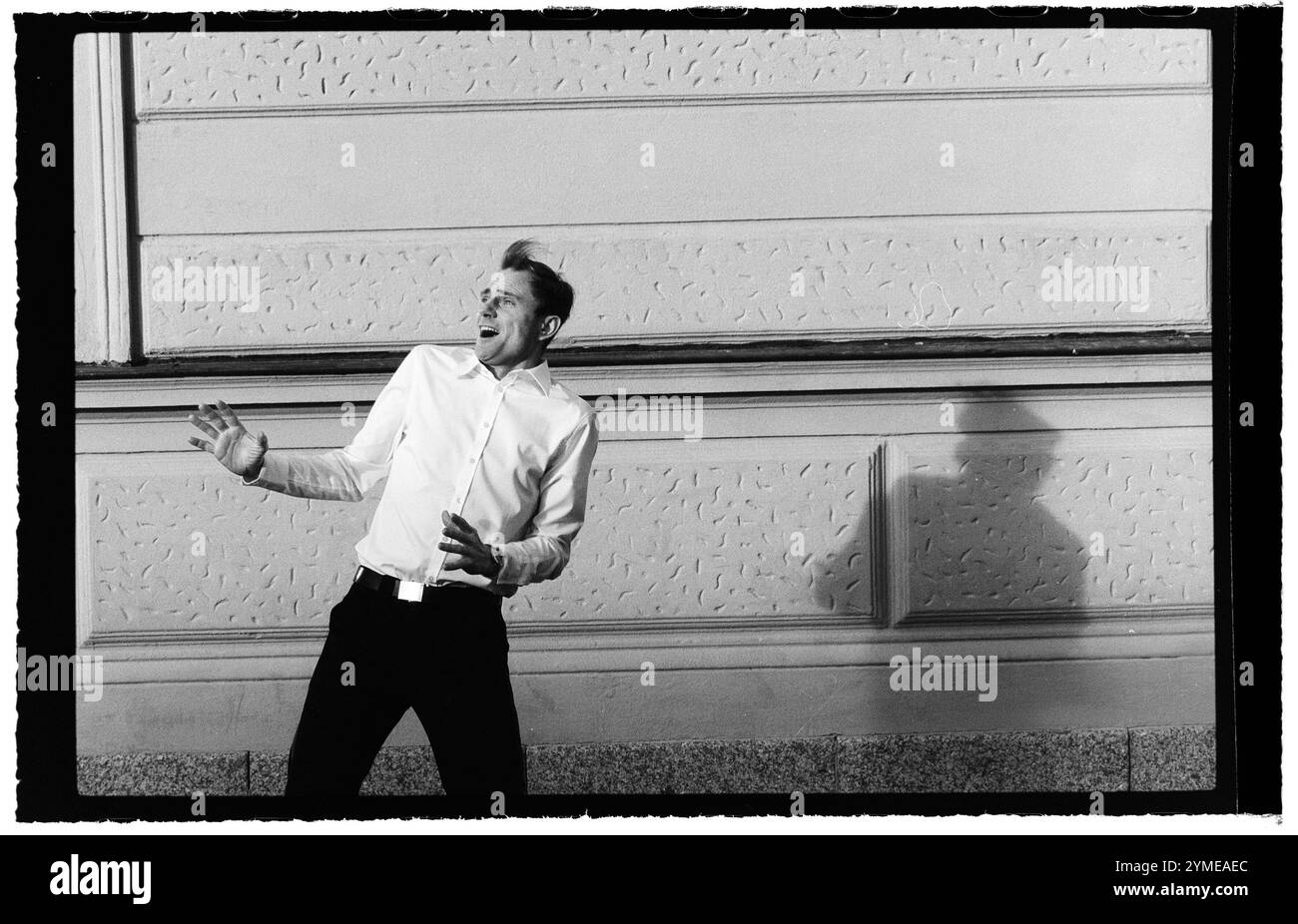 Peter Wahlbeck, comedian. Pictured in Linköping, Sweden Stock Photo - Alamy