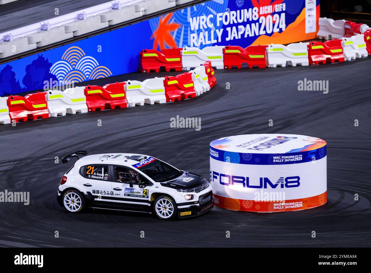 , They Face Ss1 Toyota Stadium, During Fia World Rally Championship Wrc ...