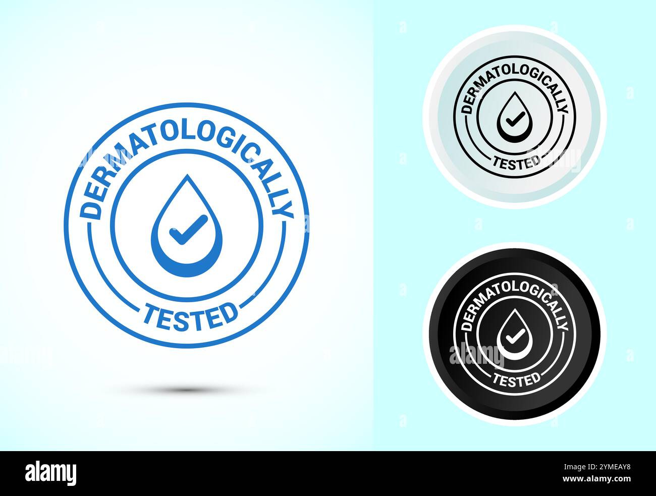 Dermatologically tested friendly skin test hi-res stock photography and ...