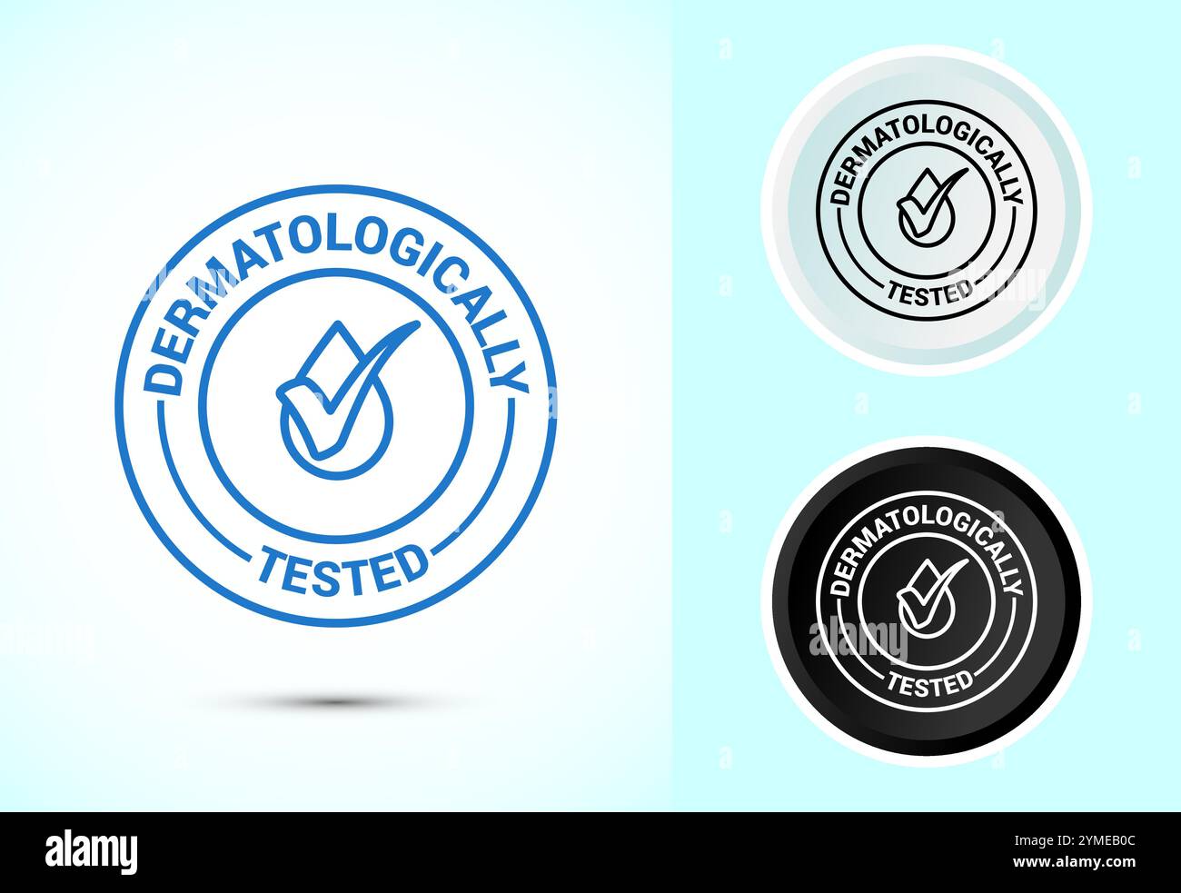 Dermatologically tested friendly skin test hi-res stock photography and ...