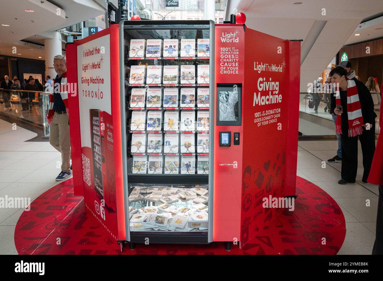 Light The World Giving Machine Stock Photo - Alamy