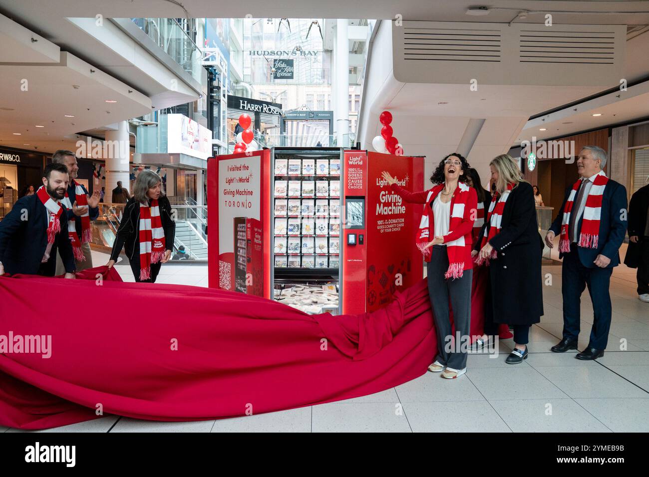 Unveiling The Light The World Giving Machine Stock Photo - Alamy