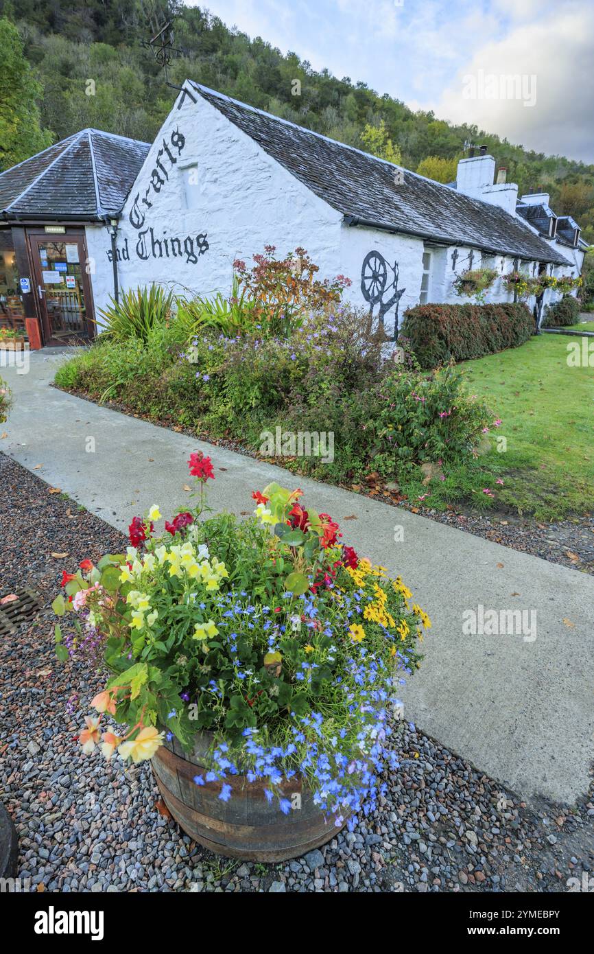 Pub, cafe, typical English house, Crafts and Things, Glencoe, Scotland ...