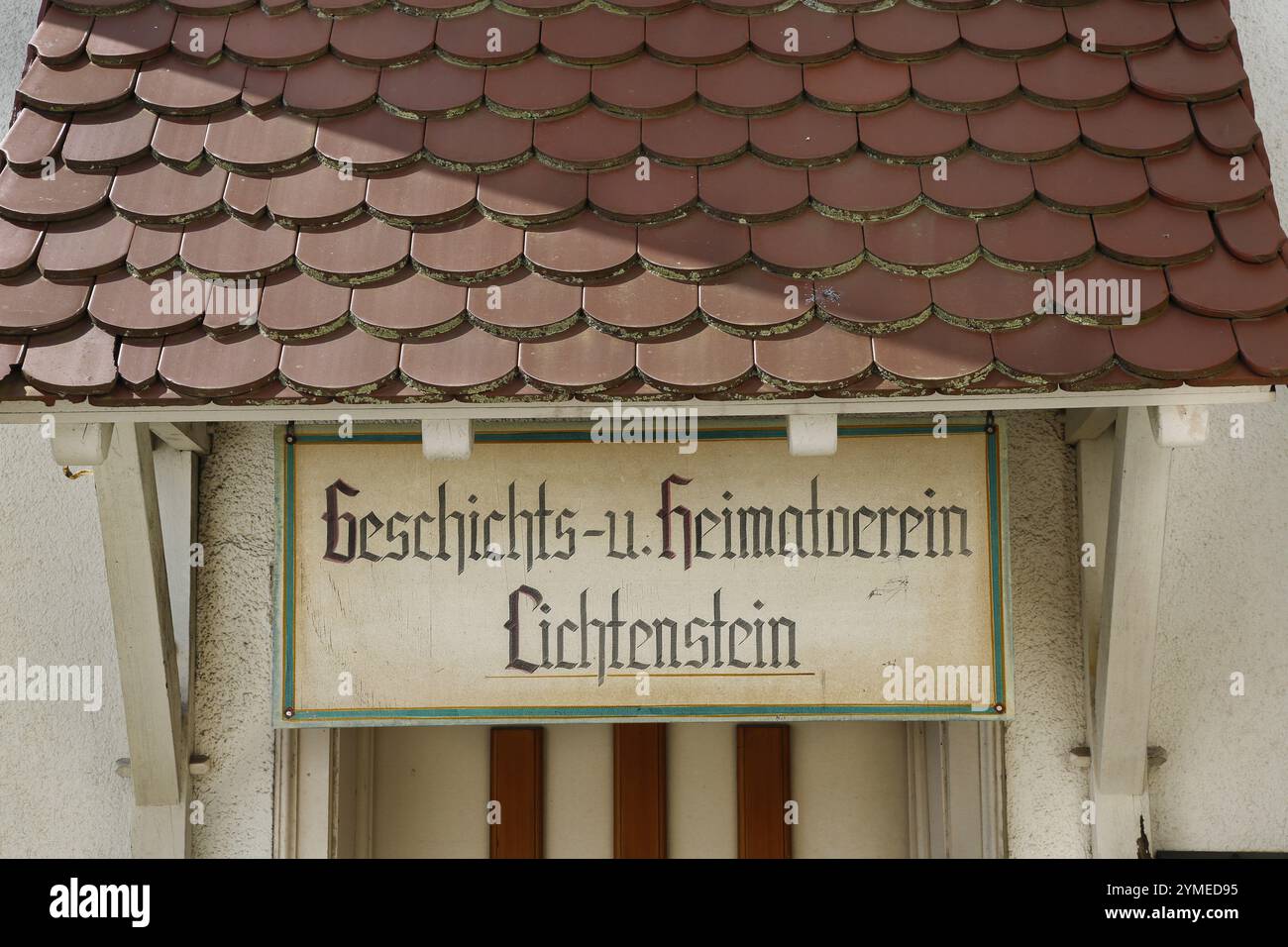 Handwritten sign, writing, Lichtenstein History and Local History ...