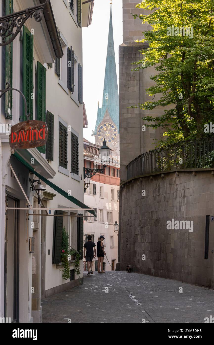 St. Peters tower in Zurich, Switzerland Stock Photo - Alamy