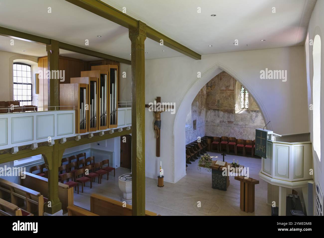 St John's Church ca. 12th century, church building, Protestant church ...