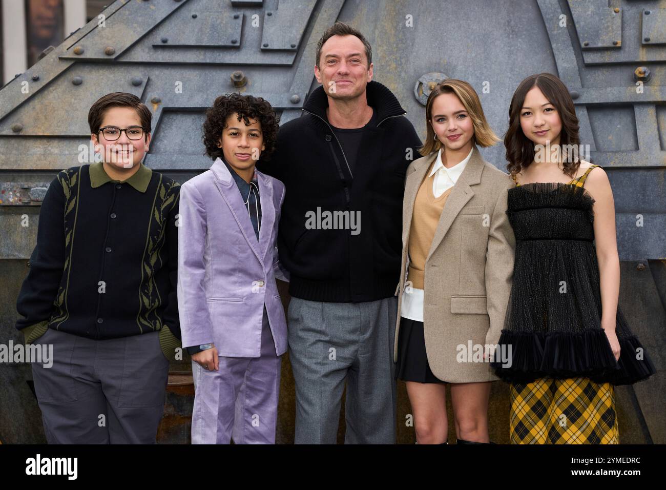 Robert Timothy Smith, from left, Ravi Cabot-Conyers, Jude Law, Ryan ...