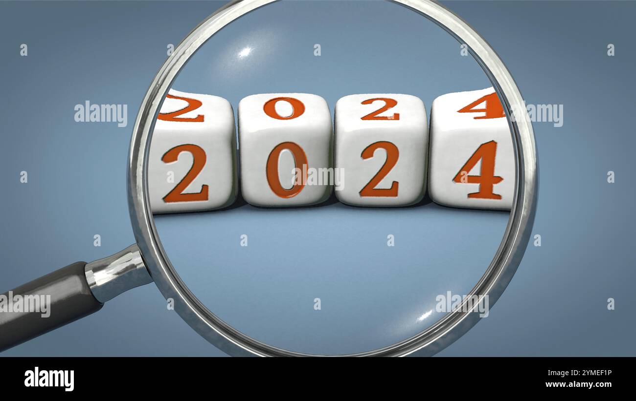 Symbolic image on the topic of the beginning of the year, turn of the ...