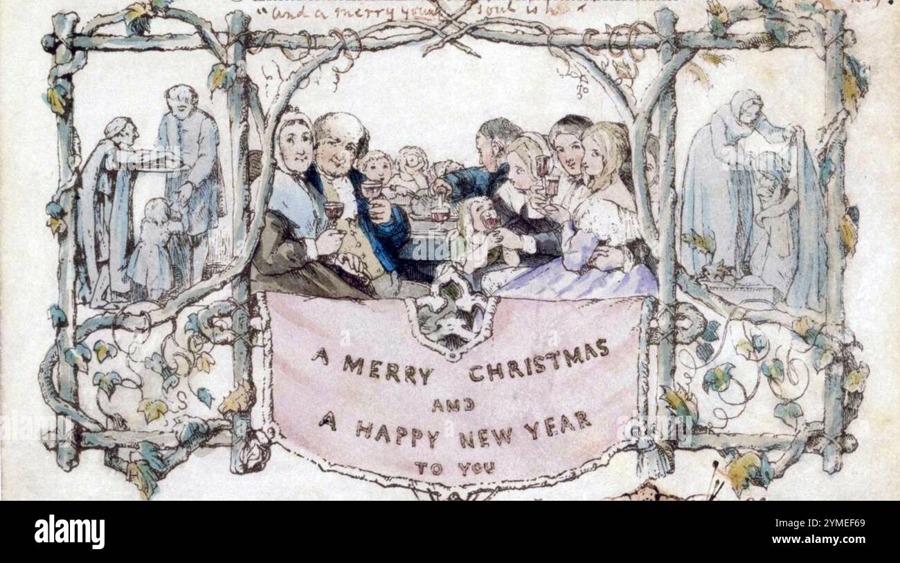 CHRISTMAS CARD The first commercially produced Christmas card was ...