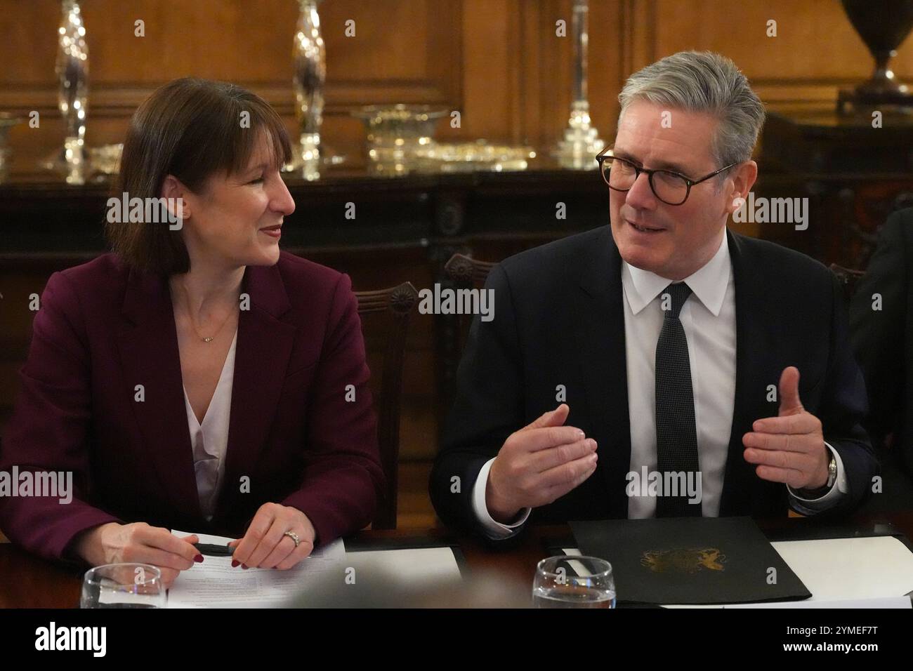 Prime Minister Sir Keir Starmer and Chancellor of the Exchequer Rachel ...