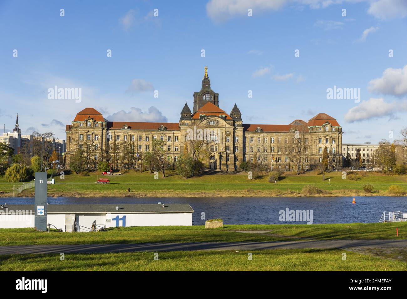 The neo-baroque ministerial building, which was built between 1900 and ...