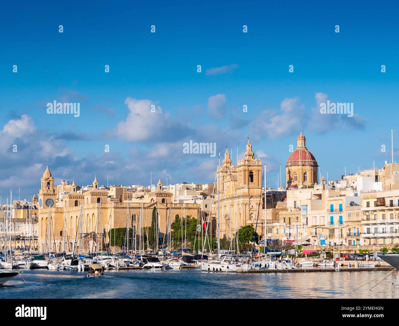 Yachts at the Vittoriosa waterfront marina, Birgu, Valletta, Malta 2024 ...