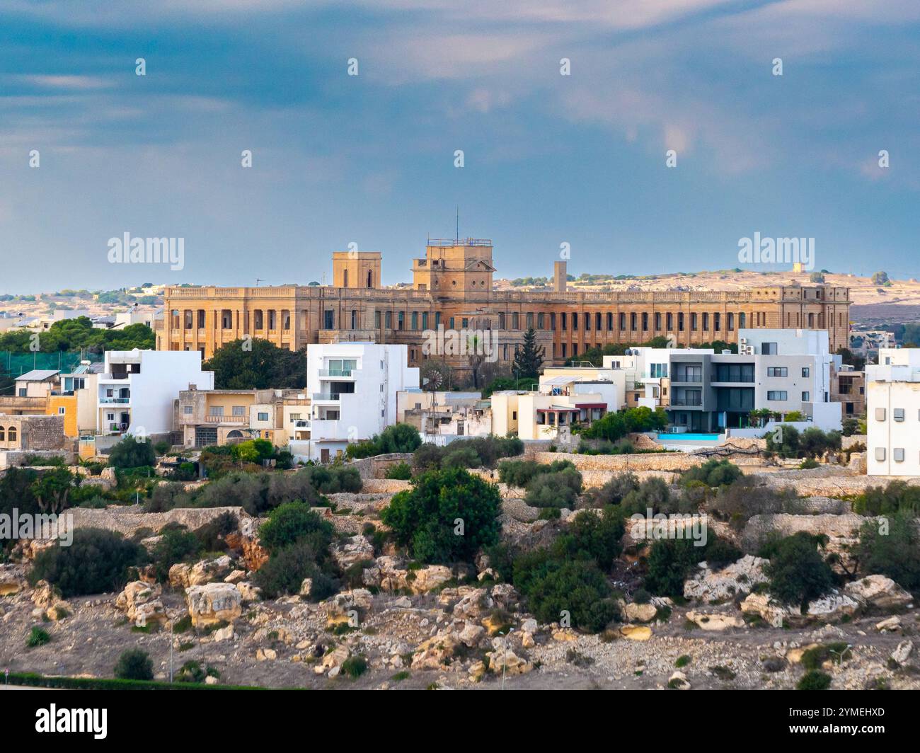 Old abandoned Royal Navy hospital at Mtarfa, Malta 2024 Stock Photo - Alamy