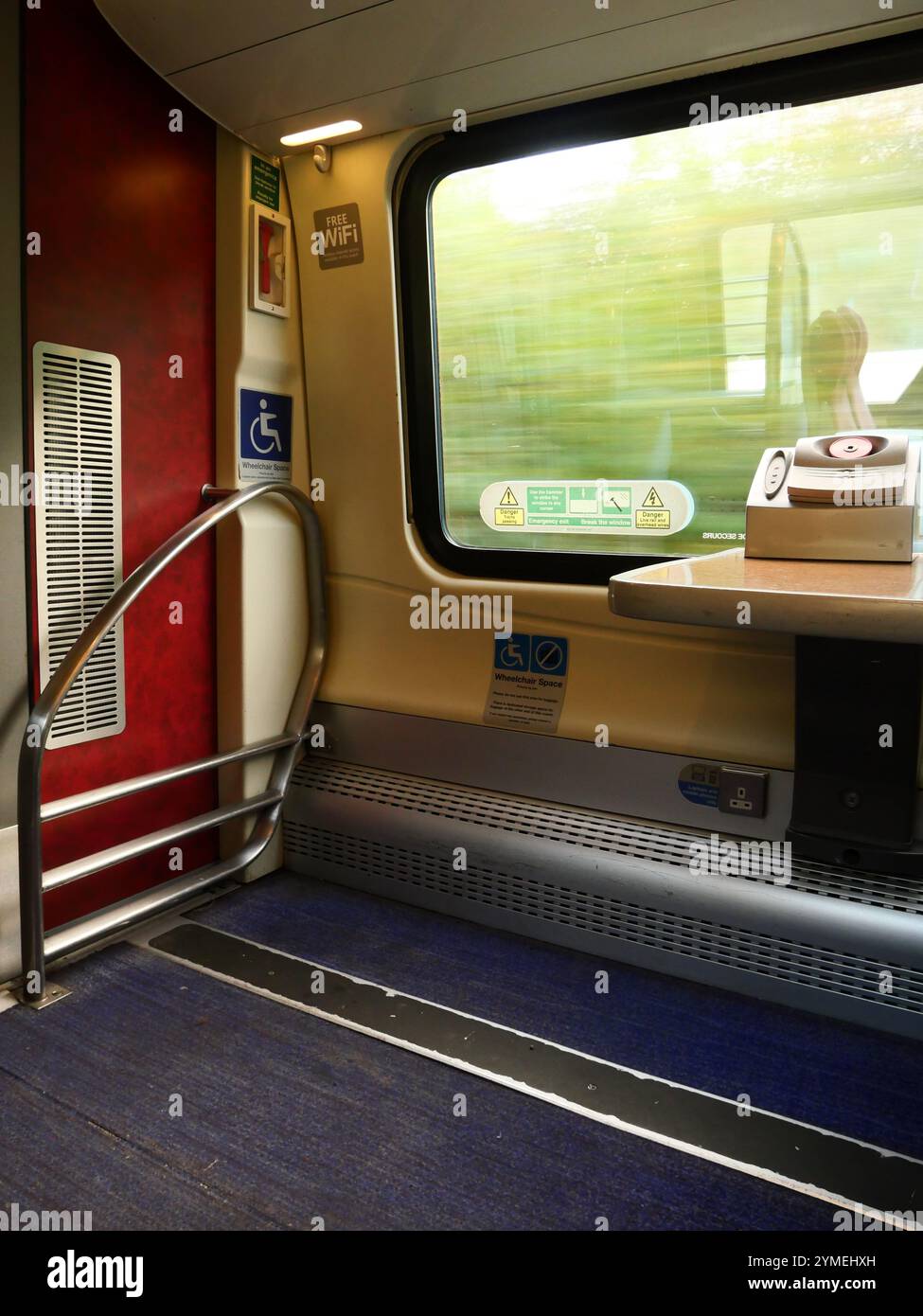 Wheelchair space train carriage hi-res stock photography and images - Alamy