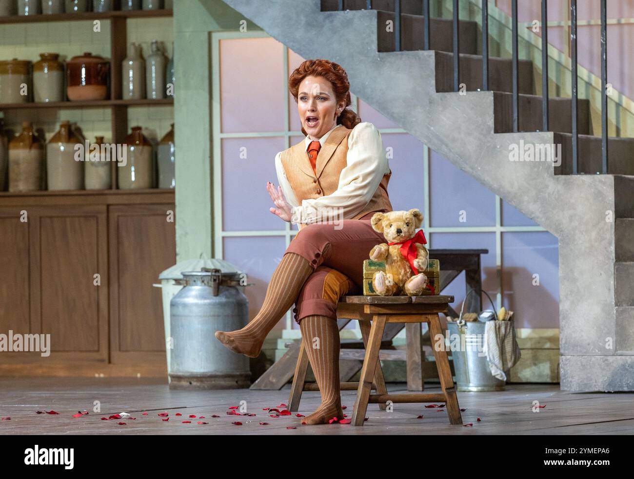 Rhian Lois (Adina) in THE ELIXIR OF LOVE at English National Opera ...