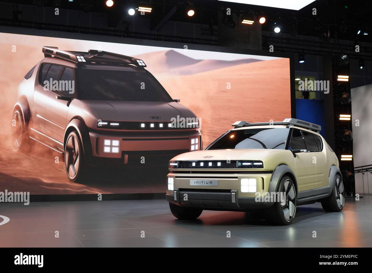 The Hyundai Initium concept vehicle is displayed at the AutoMobility LA ...