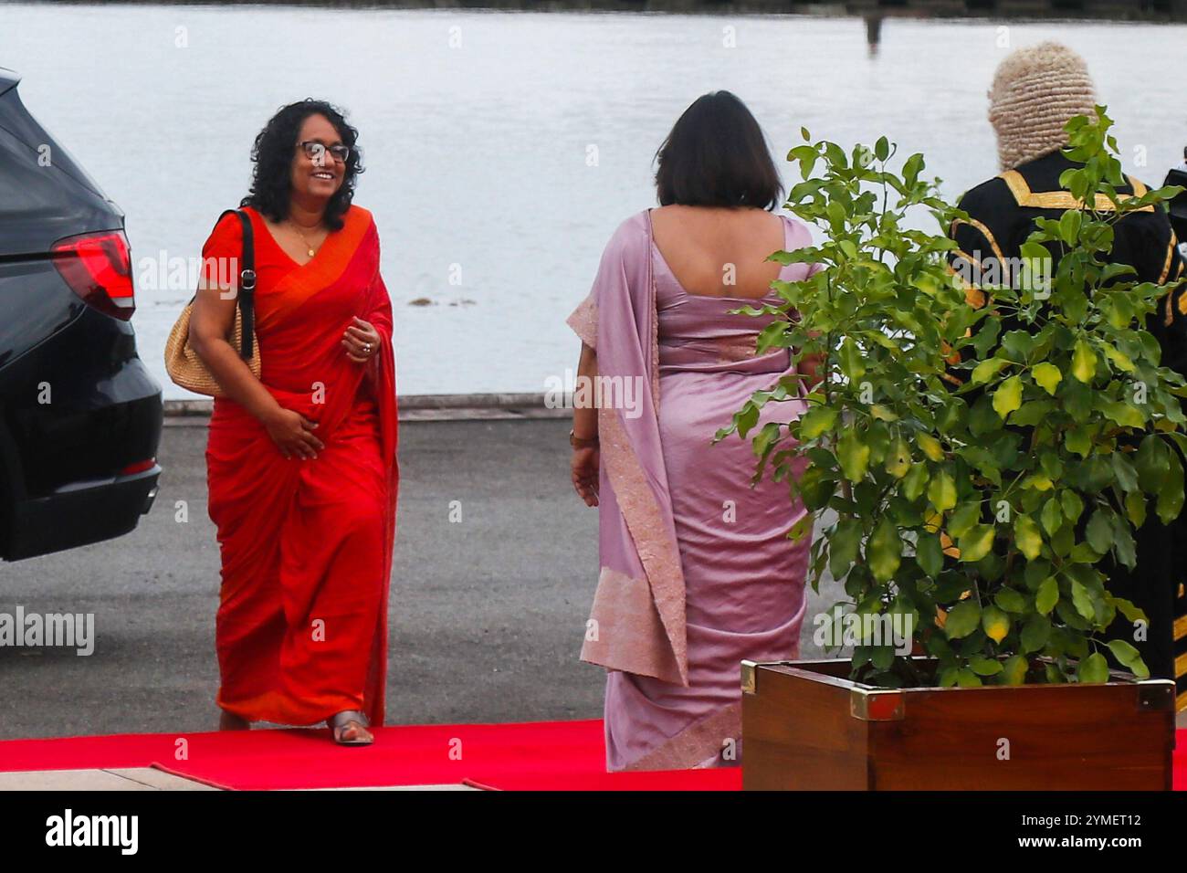 Colombo, Sri Lanka. 21st Nov, 2024. Sri Lanka's Prime Minister Harini ...