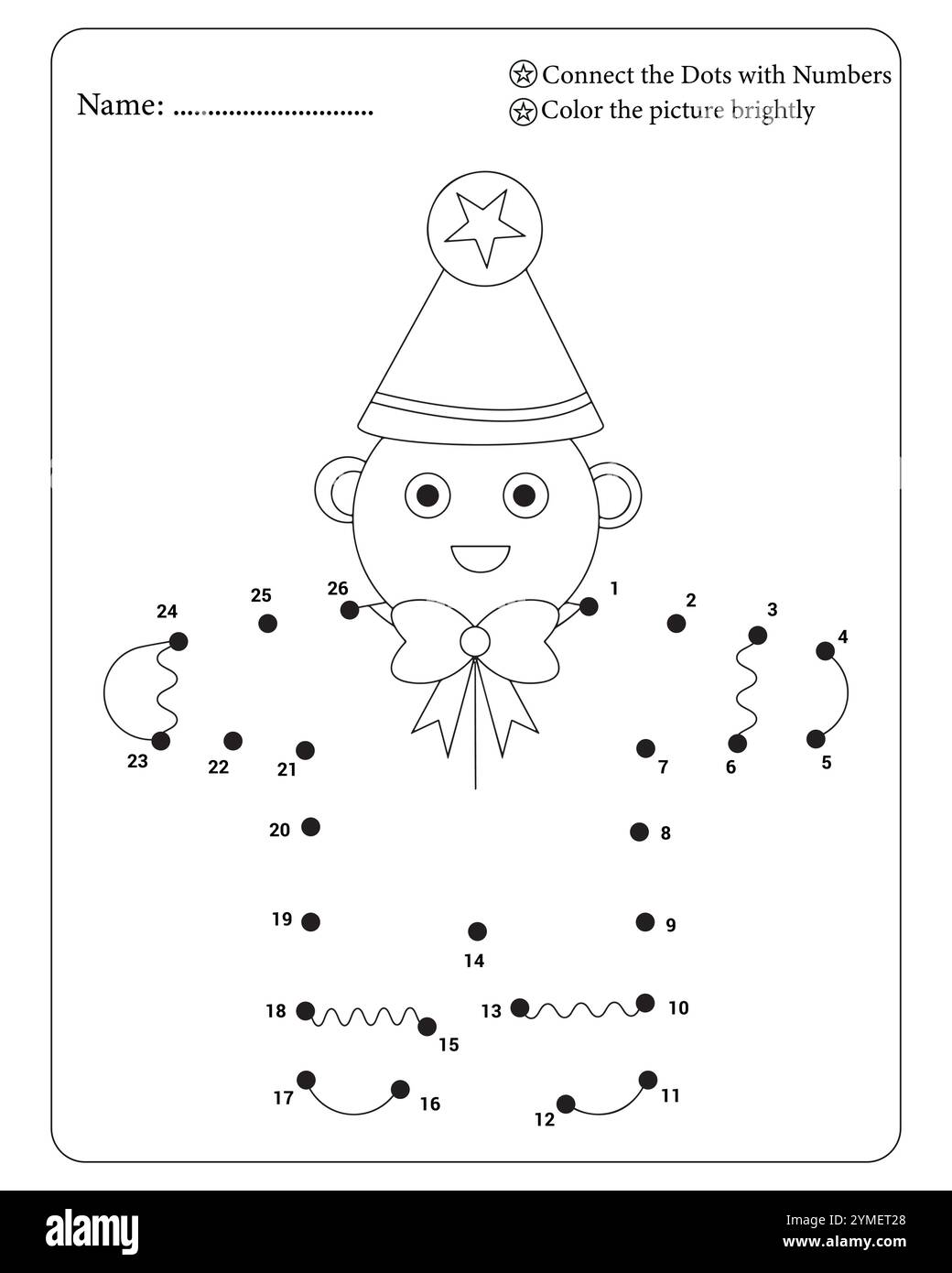 Kids coloring sheet hi-res stock photography and images - Alamy