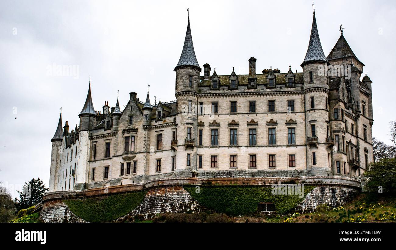 Landscapes around Scotland. Castles tour. Spring time Stock Photo - Alamy