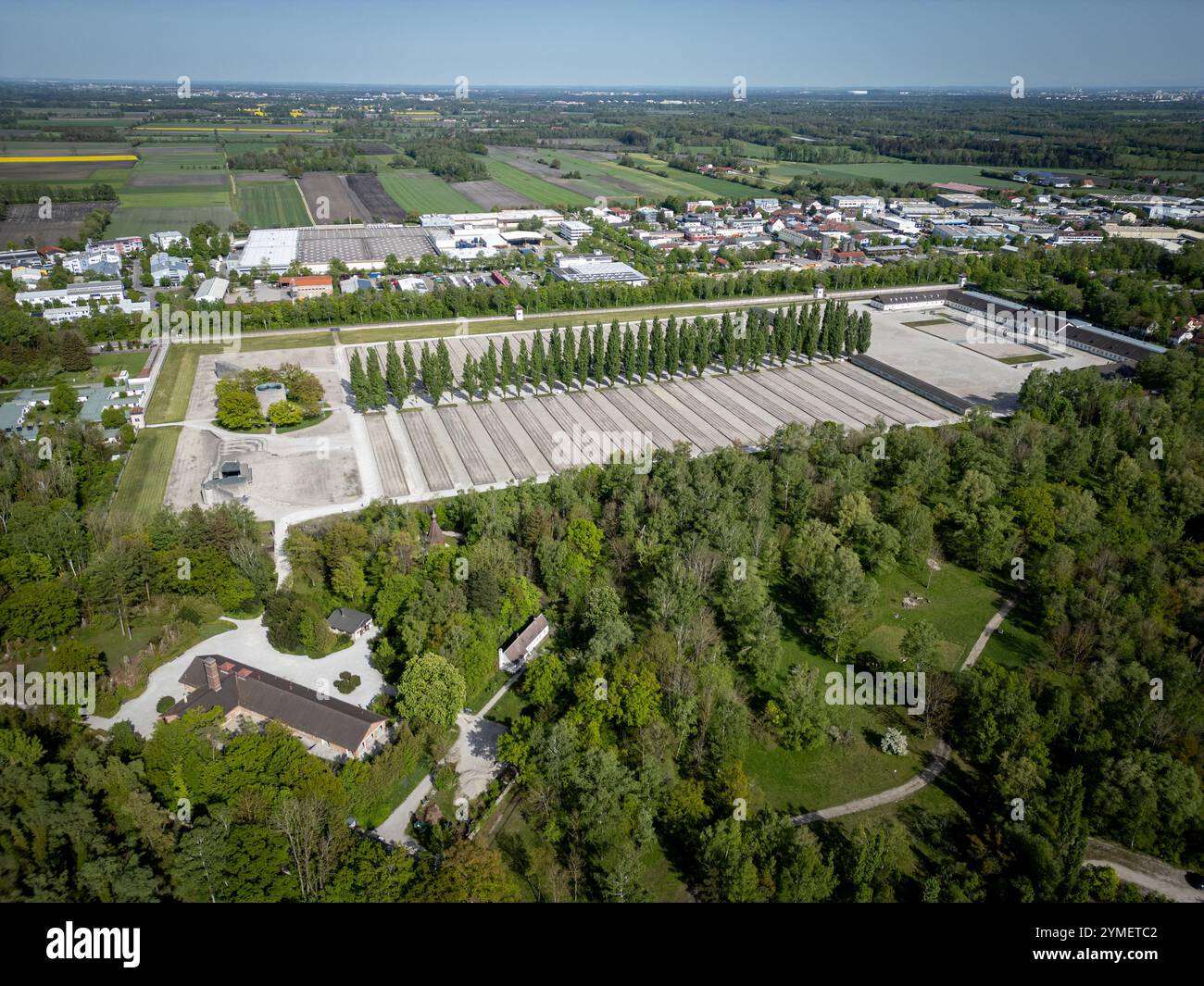 Concentration camp dachau aerial view hi-res stock photography and ...