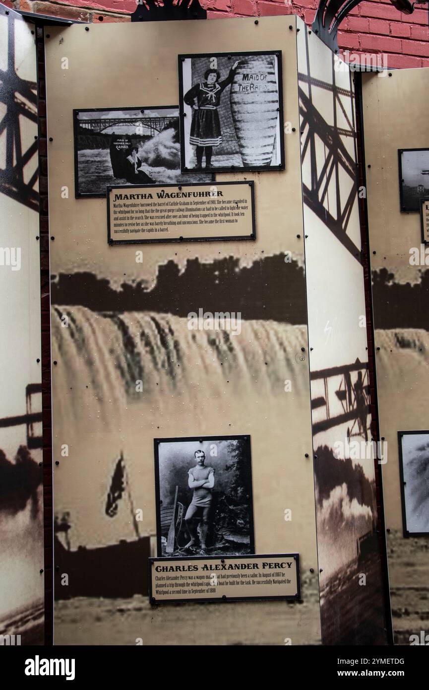 Martha E. Wagenfuhrer and Charles A. Percy sign at Daredevil Alley in ...