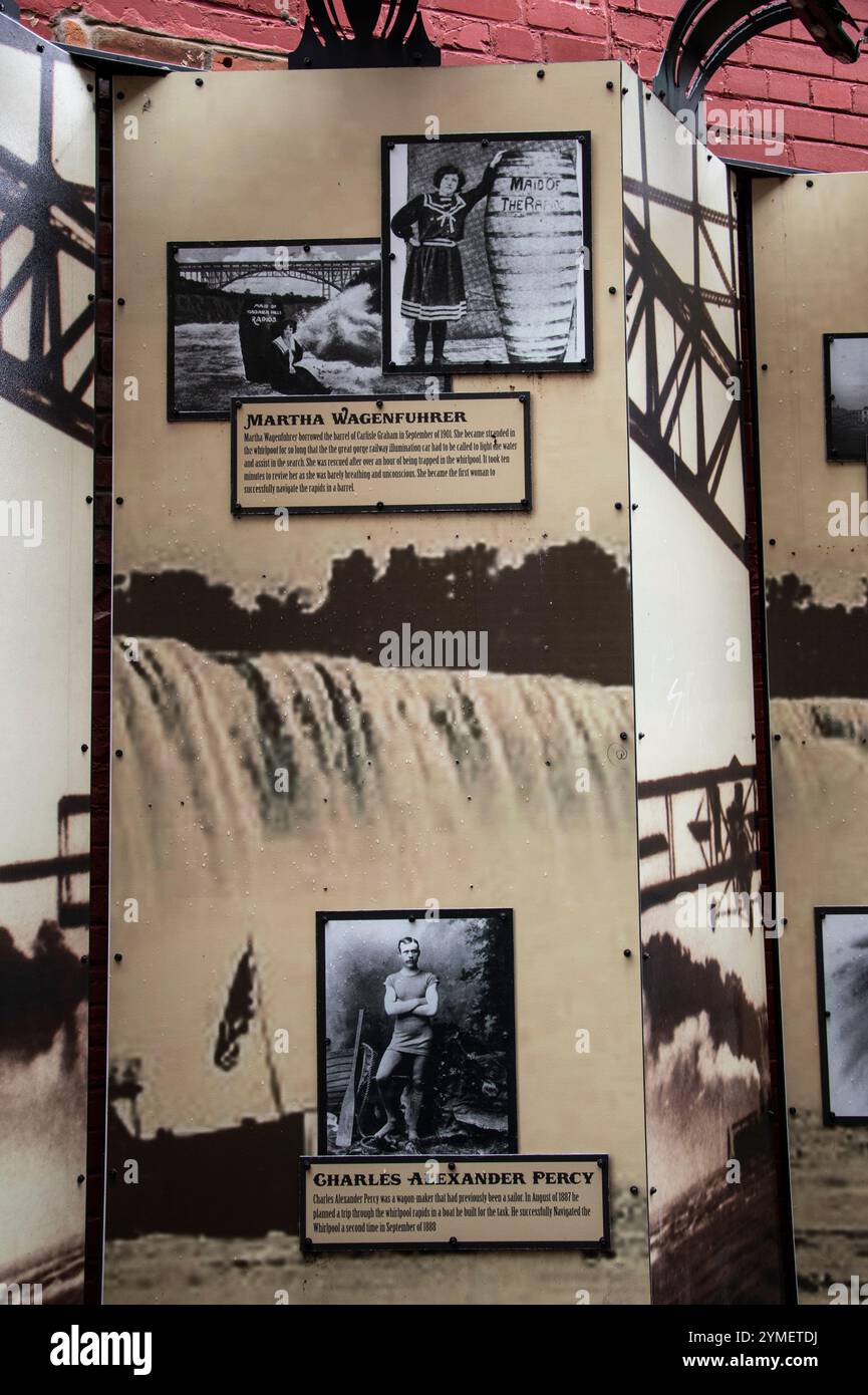 Martha E. Wagenfuhrer and Charles A. Percy sign at Daredevil Alley in ...