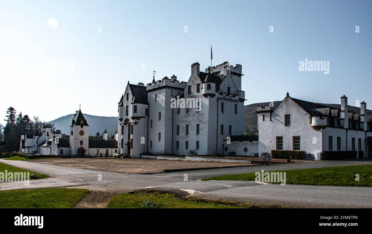Landscapes around Scotland. Castles tour. Spring time Stock Photo - Alamy