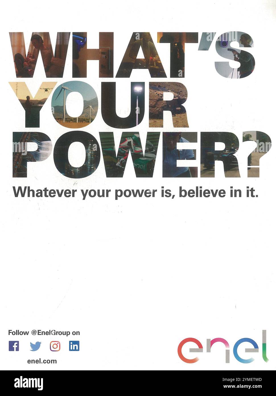 2018 Enel Group Ad - n Italian multinational manufacturer and ...