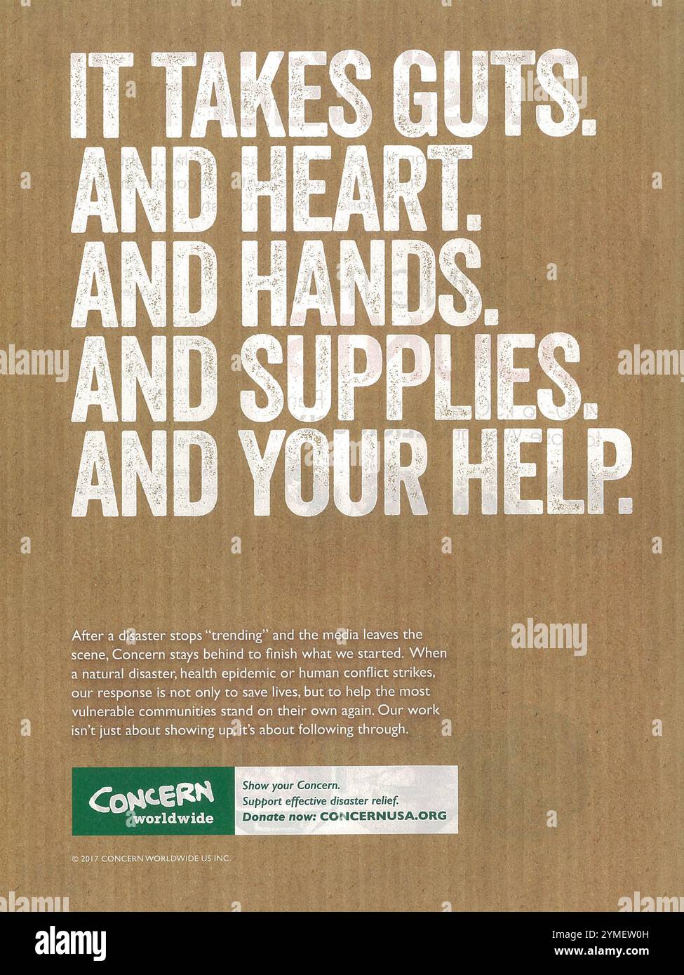 Concern worldwide ad hi-res stock photography and images - Alamy