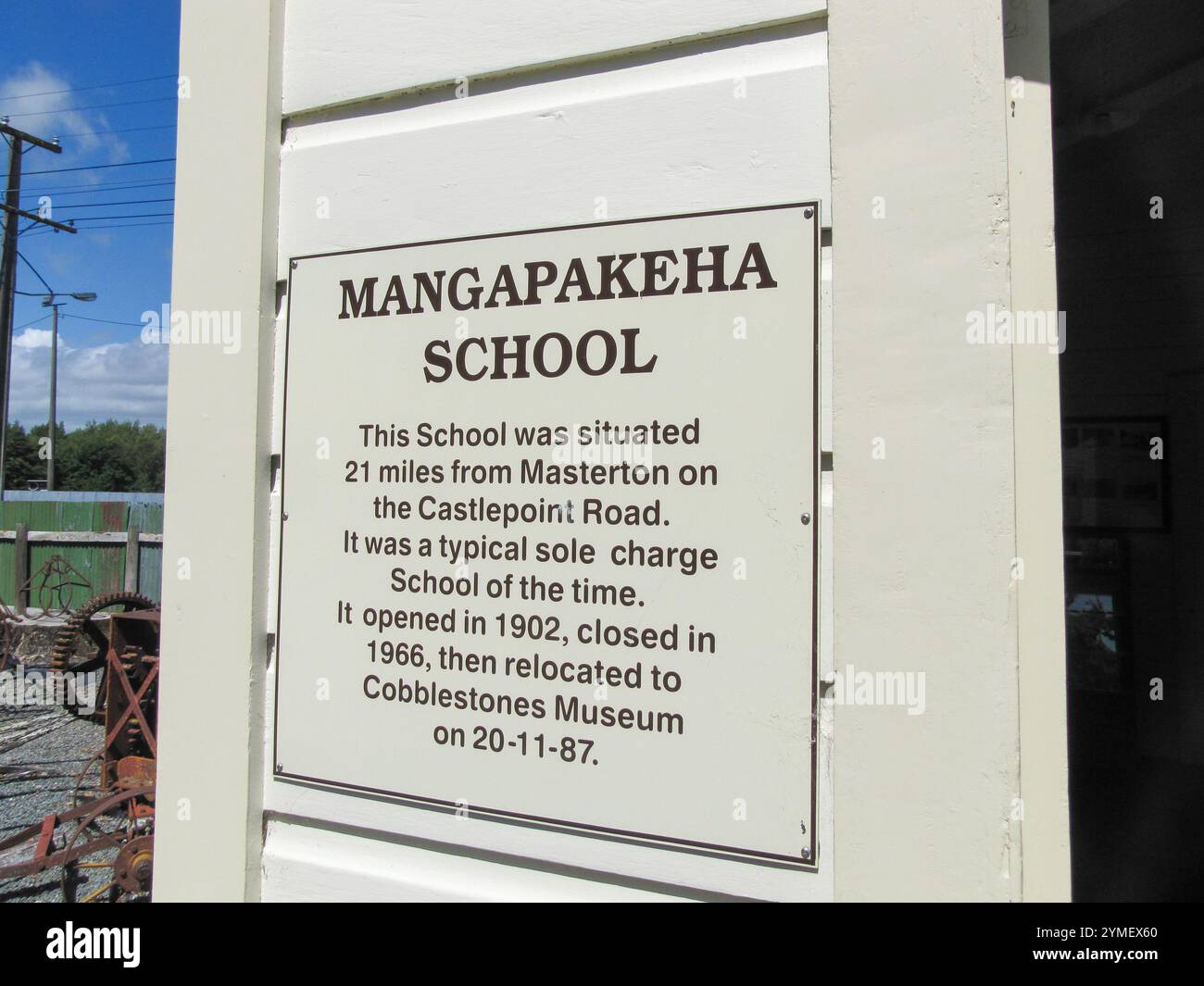 Mangapakeha country school building which opened in 1902 relocated to ...