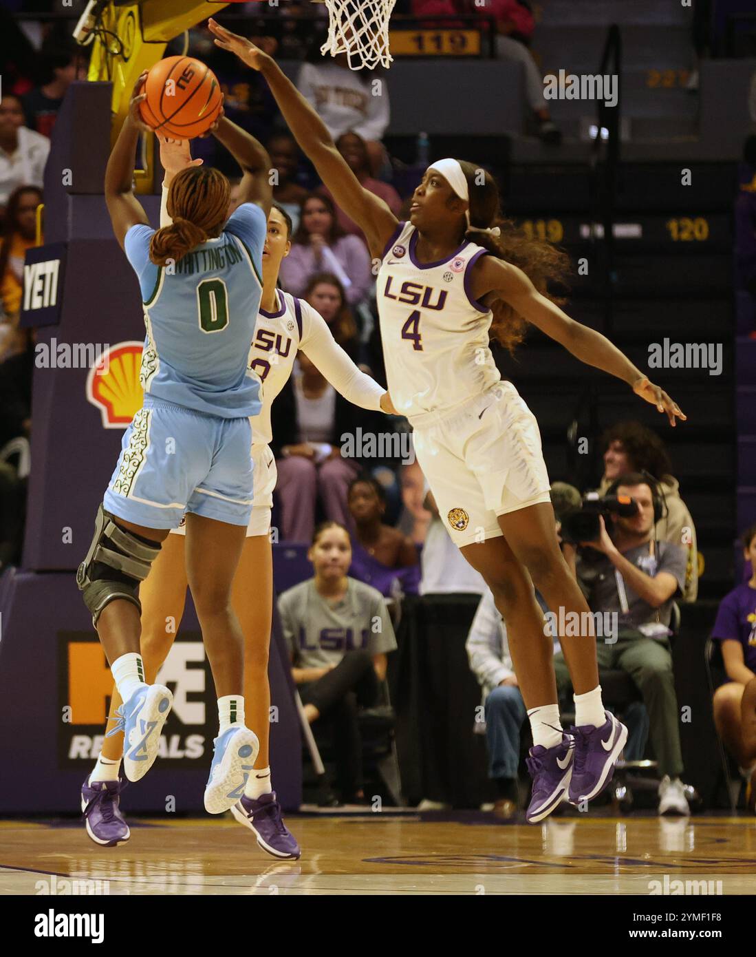 Baton Rouge, United States. 20th Nov, 2024. Tulane Green Wave guard ...