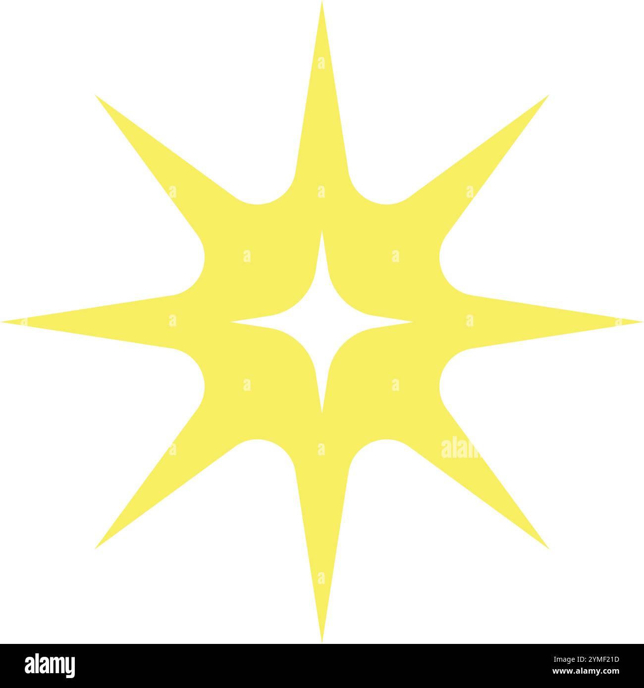 bright star geometric shape Stock Vector Image & Art - Alamy