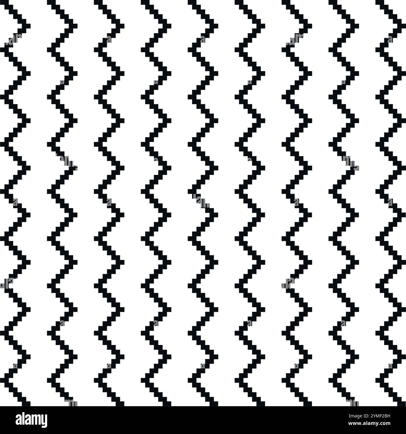 Zigzag wave lines geometric zig zag pattern Stock Vector Images - Alamy