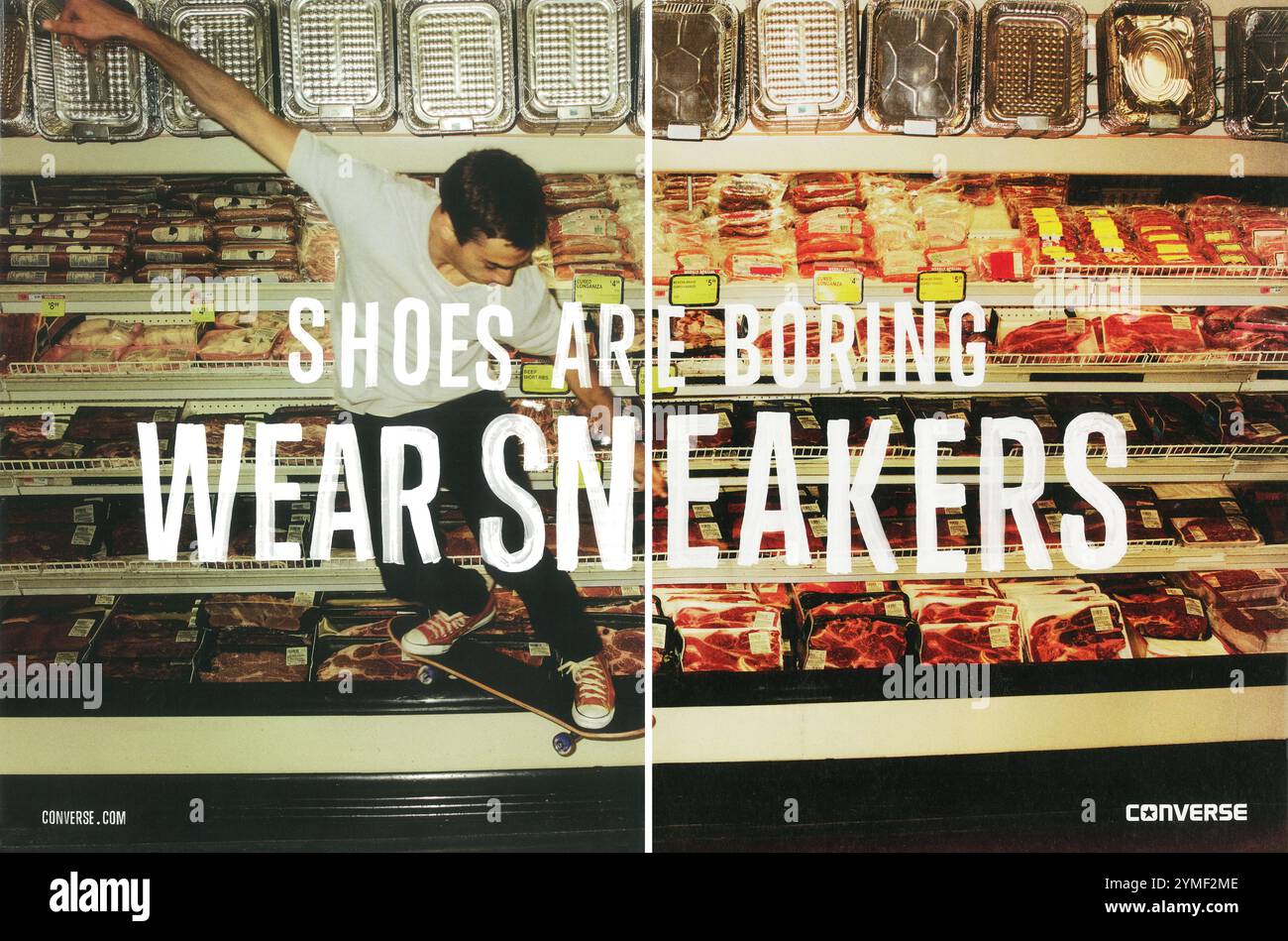 Sneakers shoes advert hi-res stock photography and images - Alamy