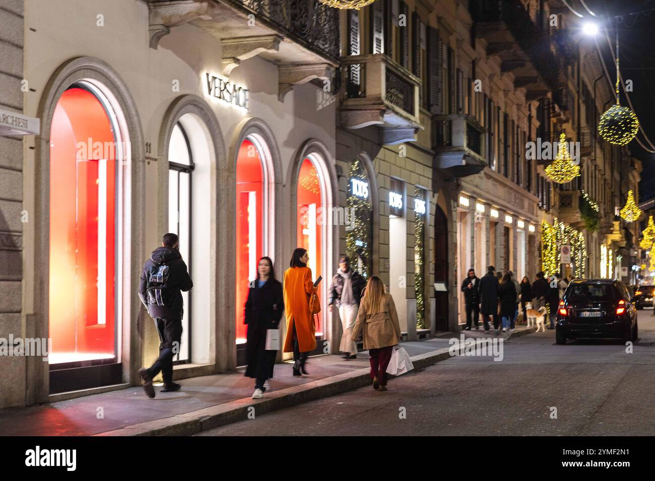 Milan, Via Montenapoleone, the most expensive shopping street in the ...