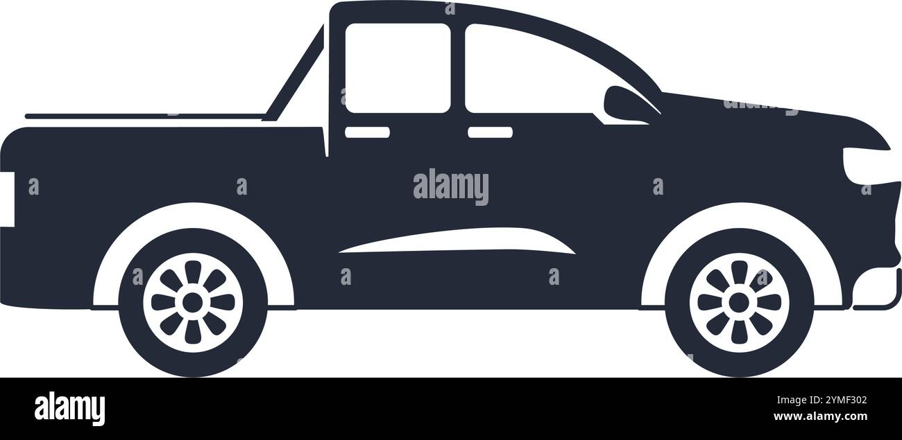 transportation pickup truck Stock Vector Image & Art - Alamy