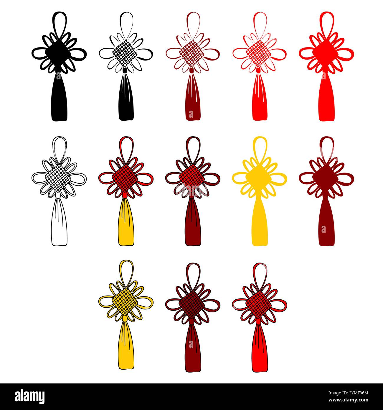 Chinese ethnic colors Cut Out Stock Images & Pictures - Alamy