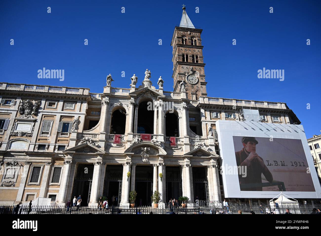 Rome, Italy - November 3, 2024: Billboard with Commercial Advertising ...