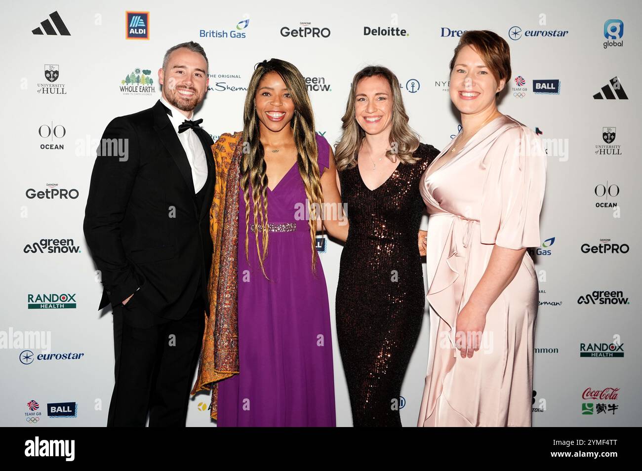 Kristian Thomas, Abigail Irozuru, Lizzie Simmonds and Lizzy Yarnold ...