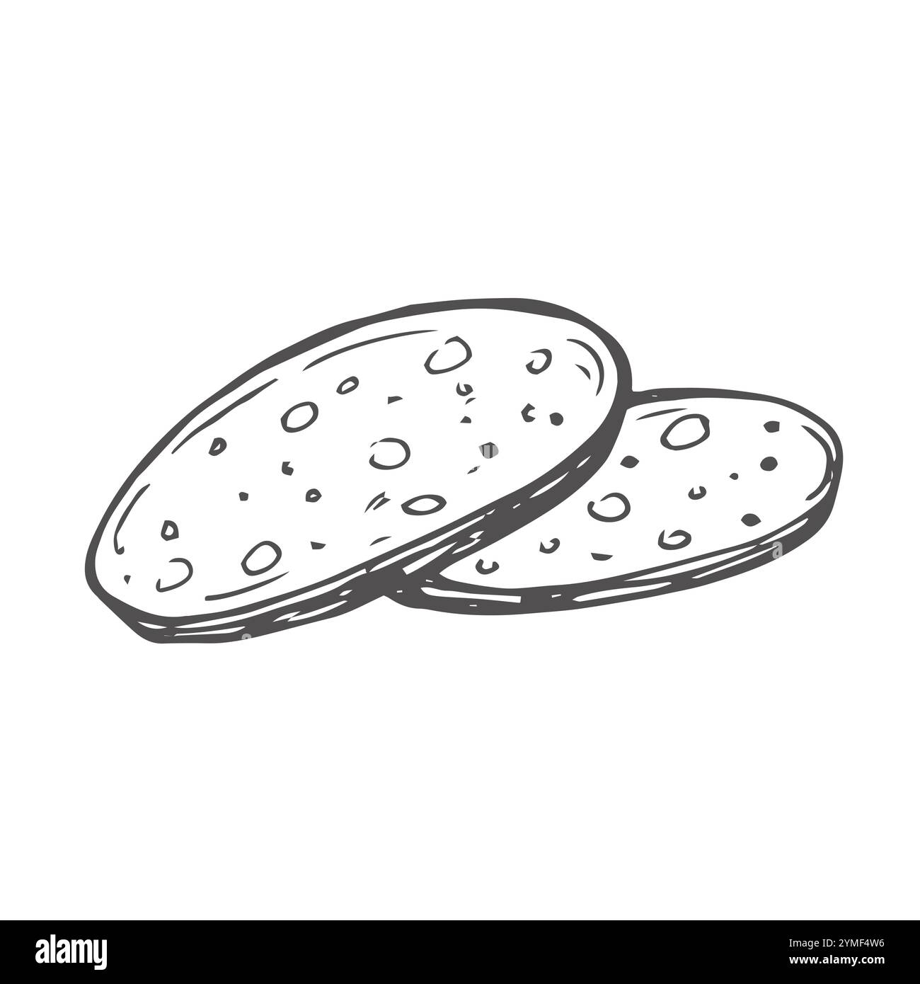 Pork chorizo butcher product Cut Out Stock Images & Pictures - Alamy