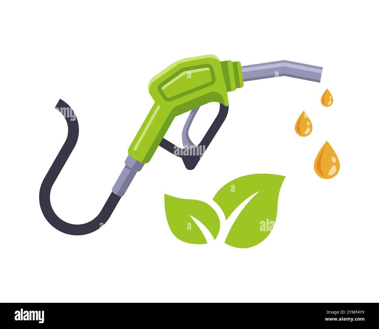 Isolated eco gasoline icon Stock Vector Images - Alamy