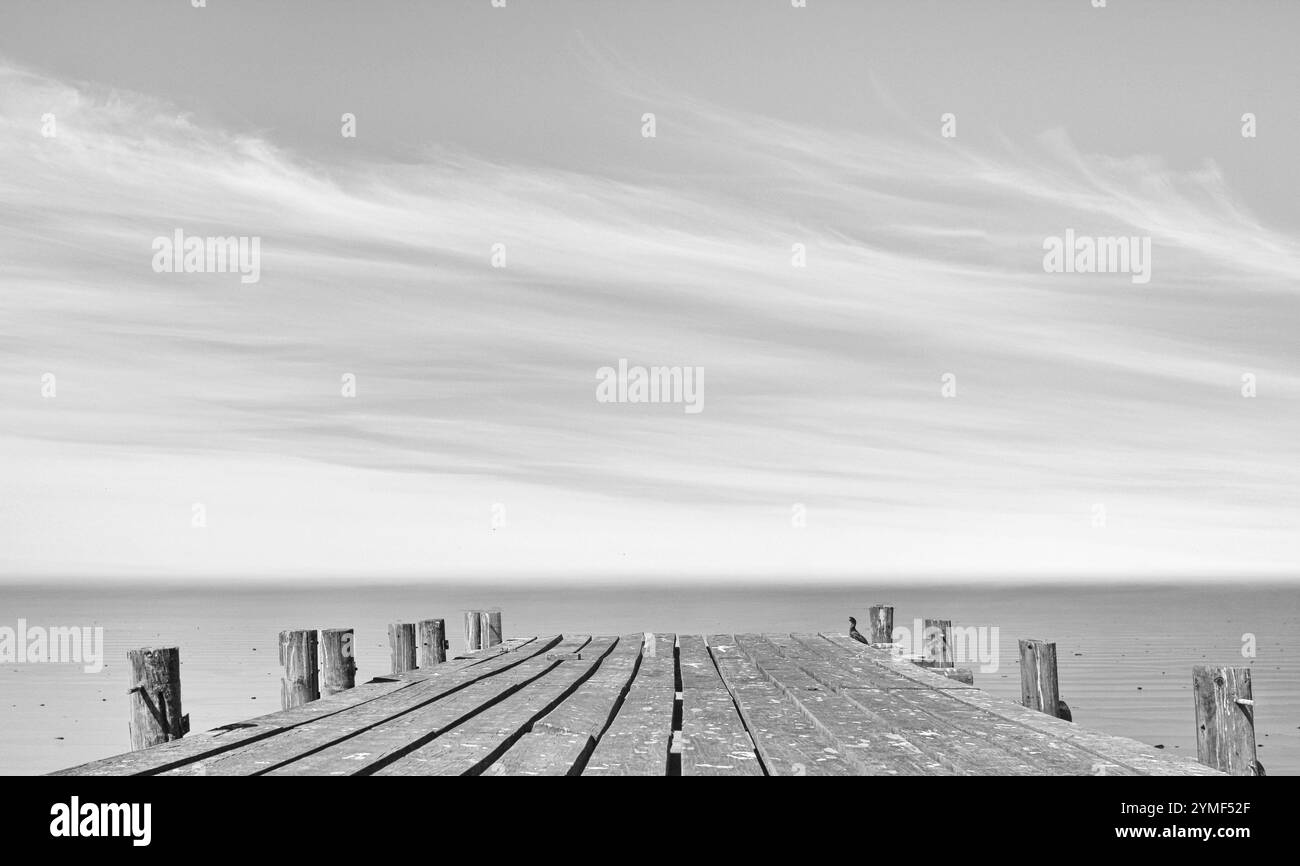 Sea image, landscape Black and White Stock Photos & Images - Alamy