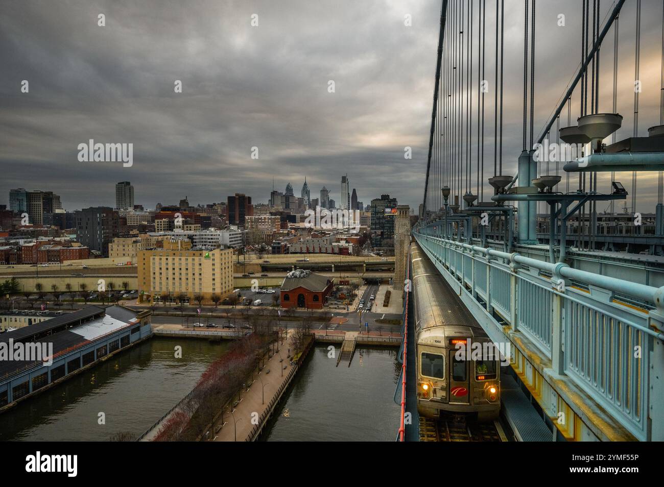 PATCO train in the Philadelphia area Stock Photo - Alamy