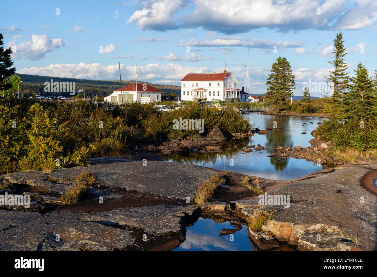 The North Superior Coast Guard Station, Grand Marais, Minnesota, USA ...