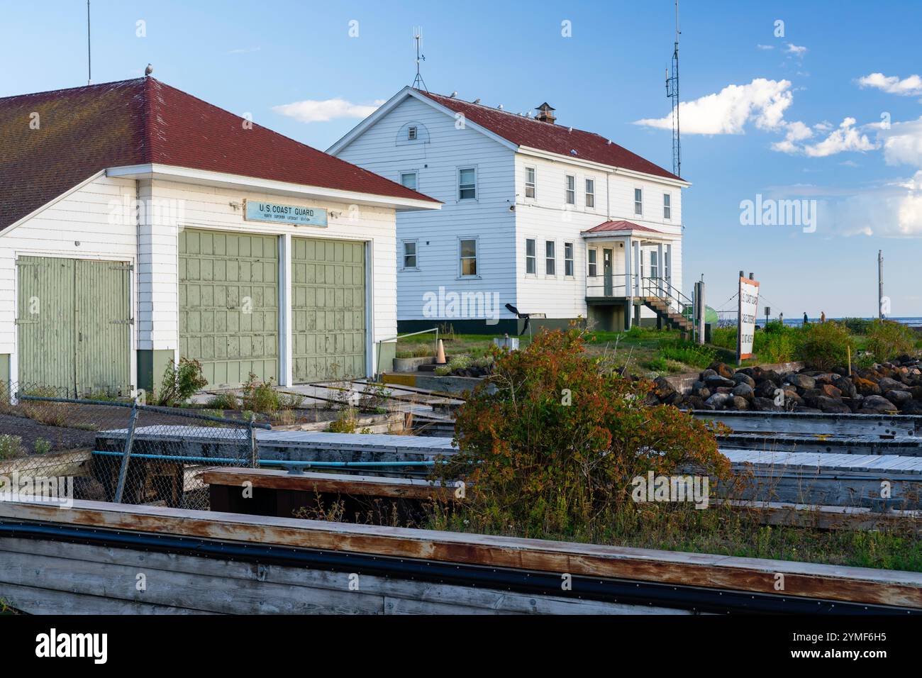 The North Superior Coast Guard Station, Grand Marais, Minnesota, USA ...