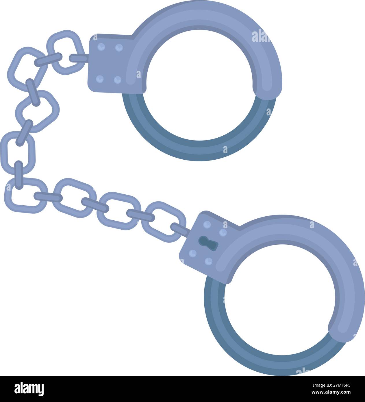 police steel handcuff Stock Vector Image & Art - Alamy