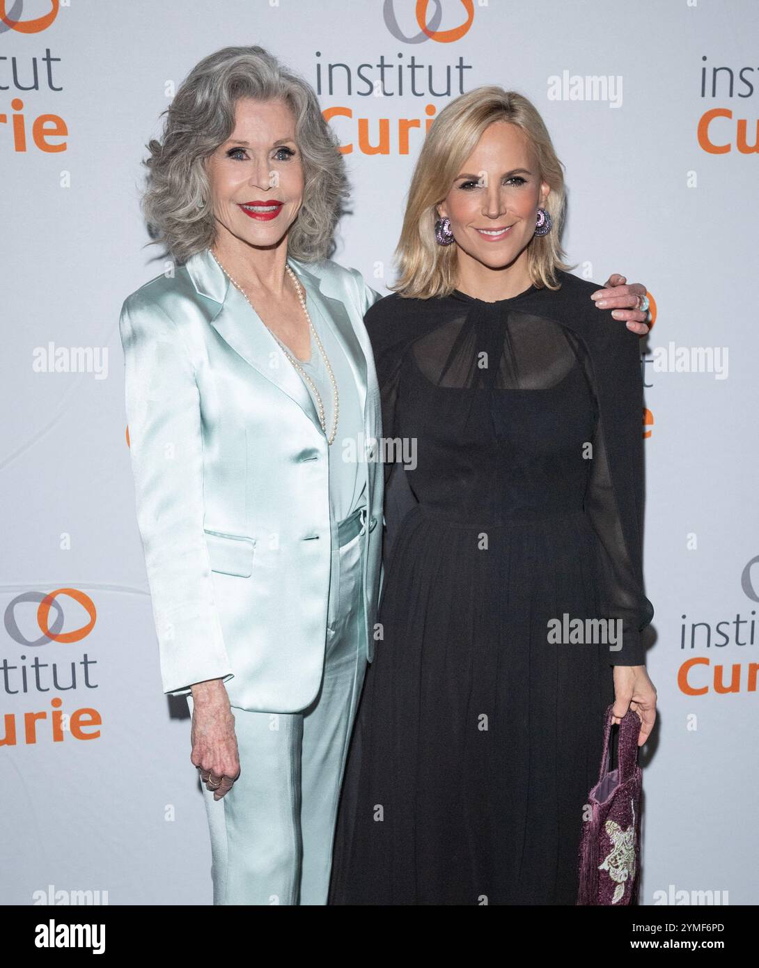 Jane Fonda and Tory Burch attend The Marie Curie Legacy Gala 2024 ...