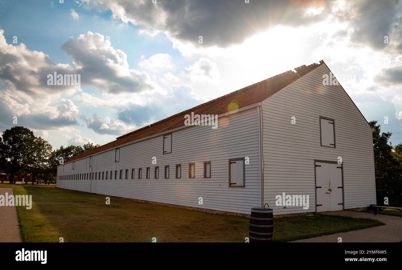 Fort Scott, Kansas - The stables at Fort Scott National Historic Site ...