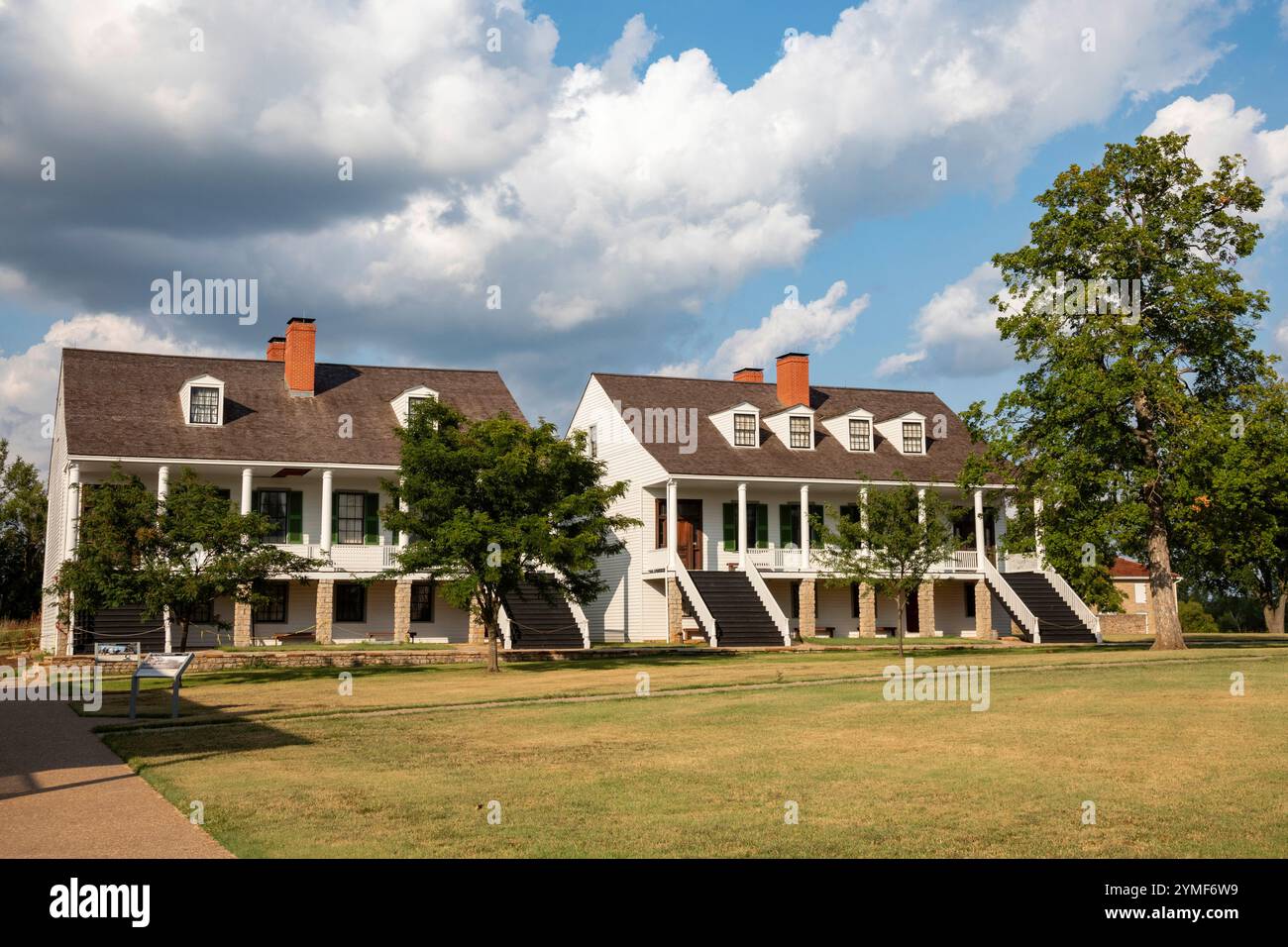 Fort Scott, Kansas - The Officers' Quarters at Fort Scott National ...