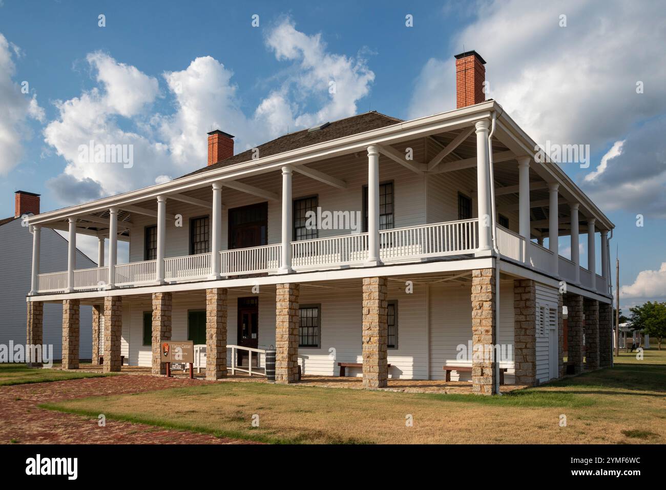 Fort Scott, Kansas - The Visitor Center at Fort Scott National Historic ...